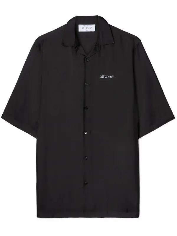 Off-White Barber Arrow Bowling Shirt - Black