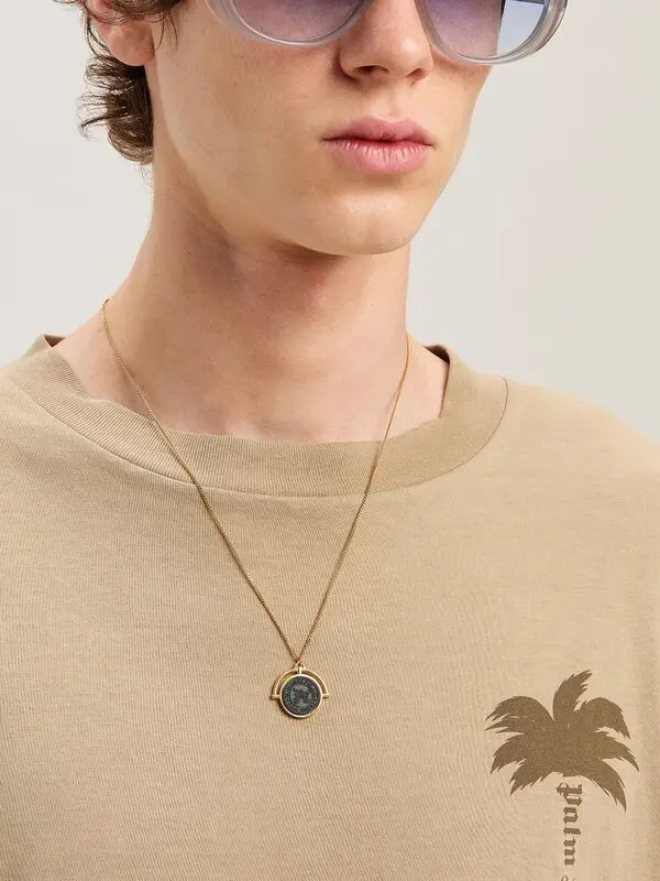 Palm Angels Stone Necklace - Gold