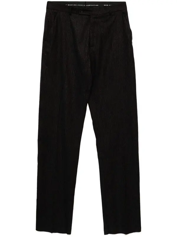 Martine Rose Striped Straight-leg Trousers