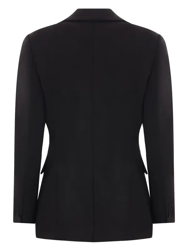 Roberto Cavalli Single-breasted Cady-texture Blazer