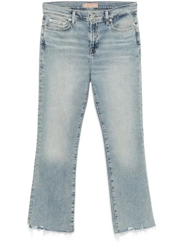 7 For All Mankind Daisy Ankle Jeans - Blue