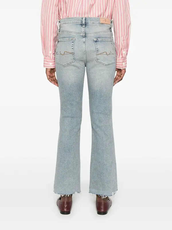 7 For All Mankind Daisy Ankle Jeans - Blue