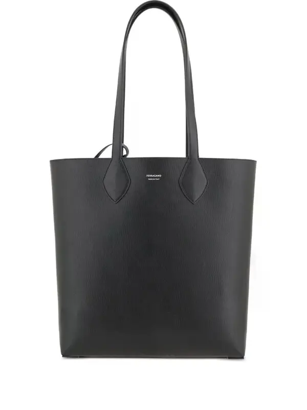 FERRAGAMO Reversible Tote - Black