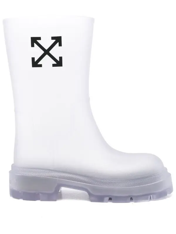 Off-White Reboot Arrow Boots - White