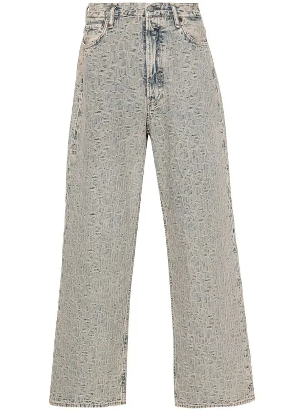 Acne Studios 1981m Low-rise Wide-leg Jeans