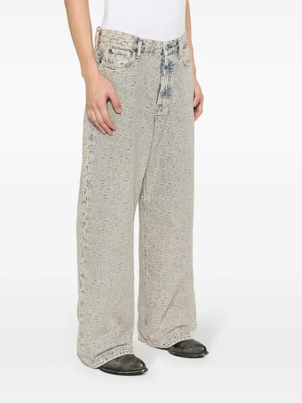 Acne Studios 1981m Low-rise Wide-leg Jeans