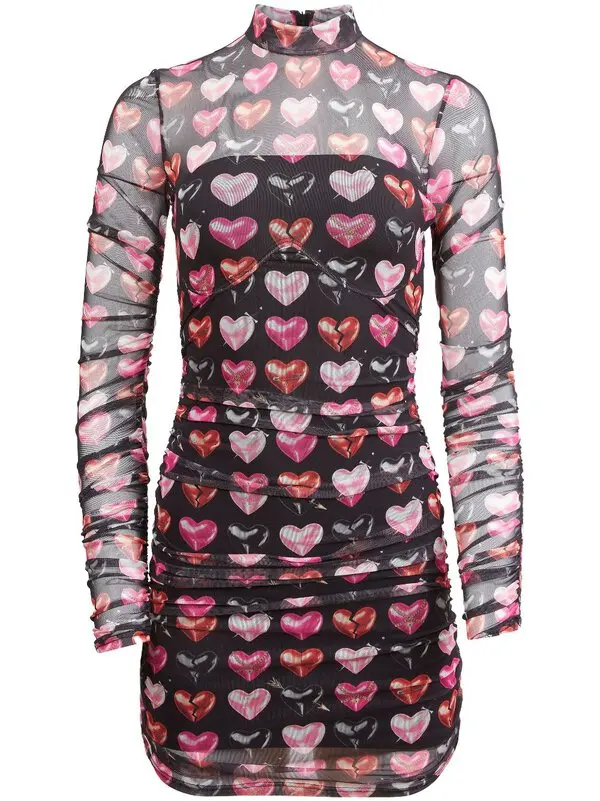 FLEUR DU MAL Heartbreaker Mini Dress