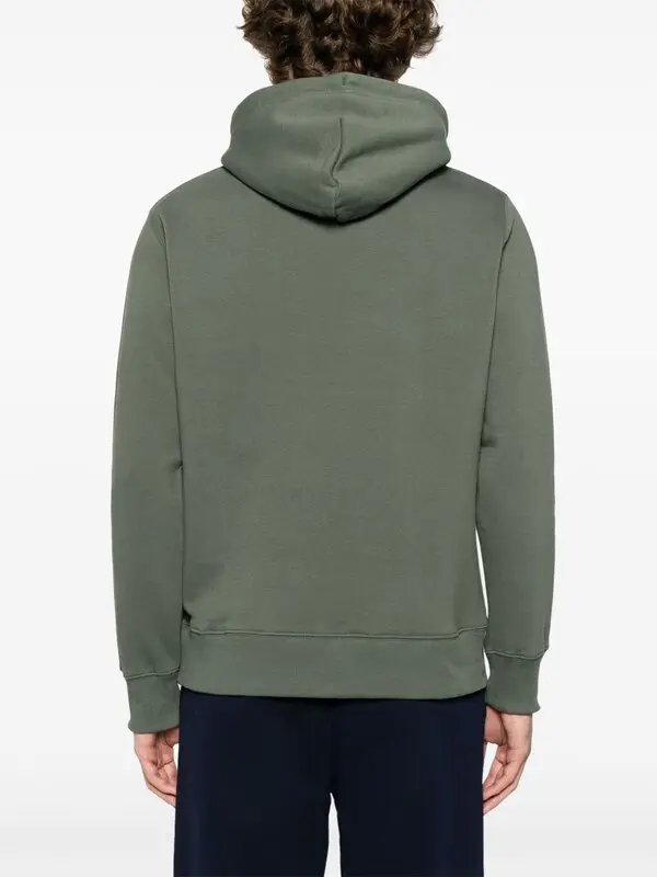 Gant Embossed-logo Hoodie - Green