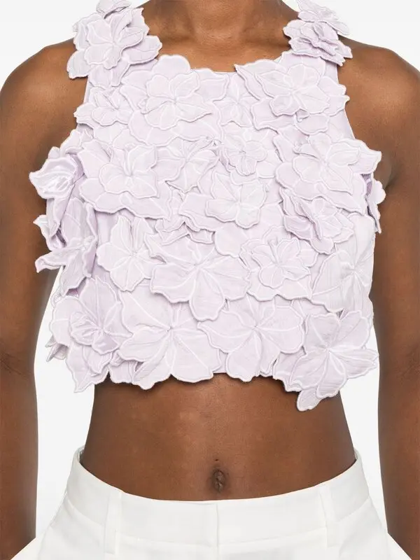 Aje Splendour Cropped Top