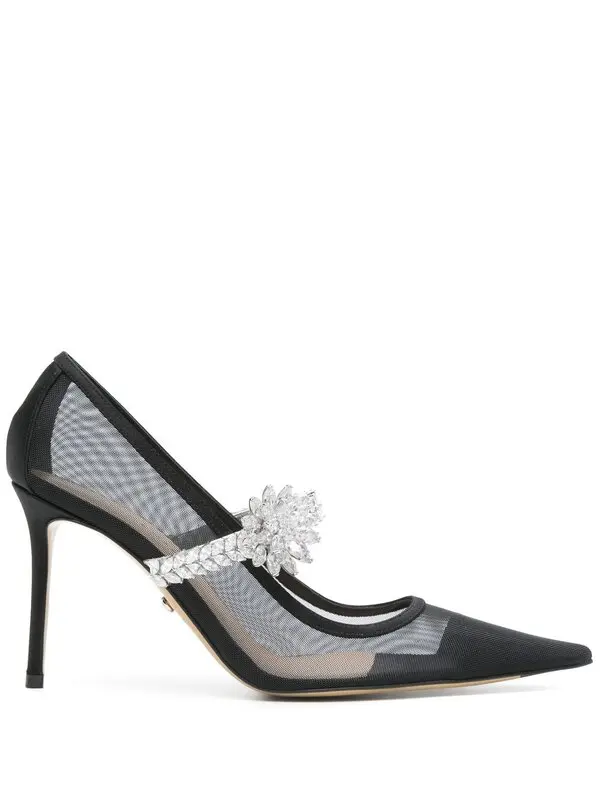 Mach & Mach 90mm Mesh Pumps - Black