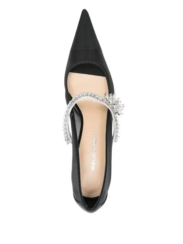 Mach & Mach 90mm Mesh Pumps - Black
