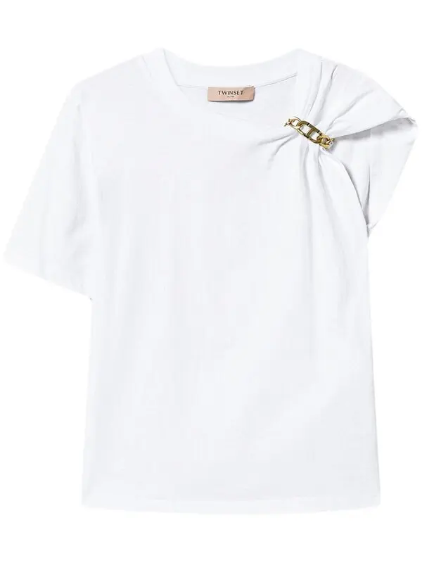 TWINSET Chain Detail T-shirt