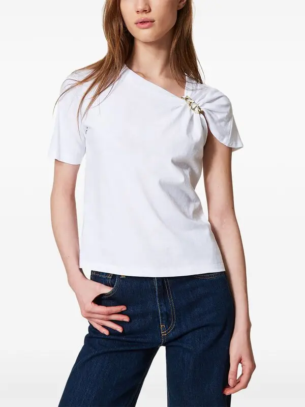 TWINSET Chain Detail T-shirt