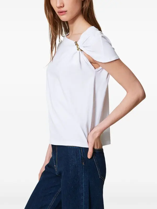 TWINSET Chain Detail T-shirt