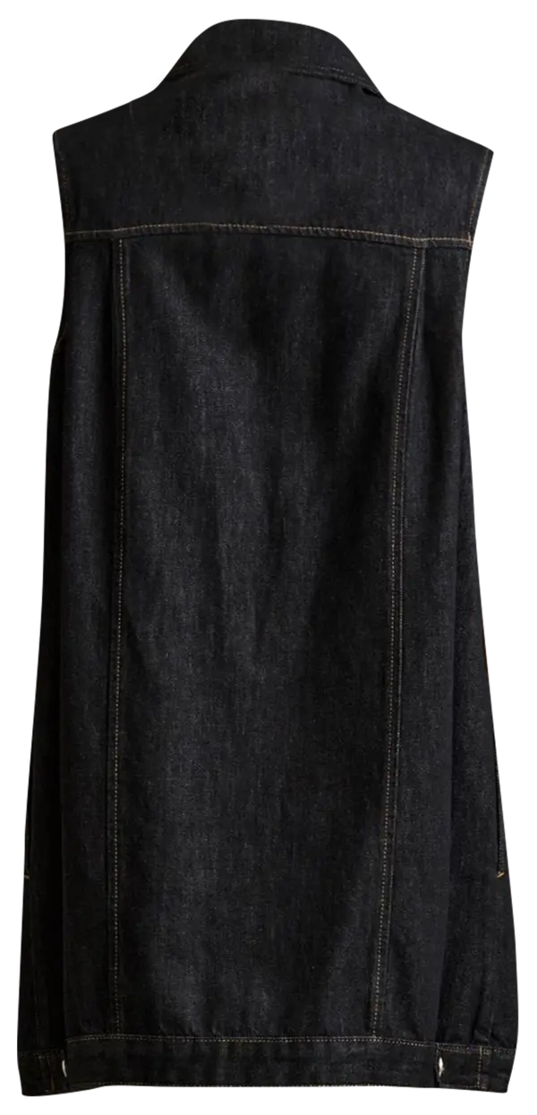 REISS - Reiss Brooklyn Sleeveless Denim Shift Mini Dress