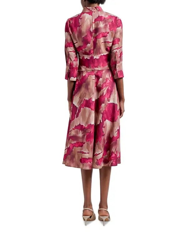 Misook Watercolor Printed Dress