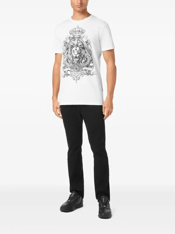 BILLIONAIRE Logo-print T-shirt - White