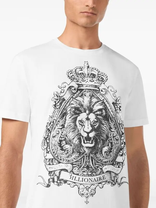 BILLIONAIRE Logo-print T-shirt - White