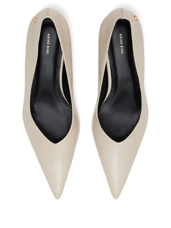 ANINE BING Hilda Pumps - Neutrals