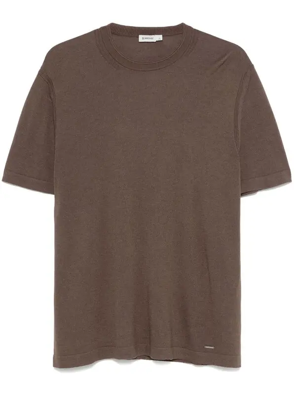 Simkhai Ribbed T-shirt - Brown