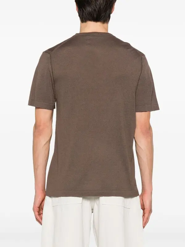 Simkhai Ribbed T-shirt - Brown