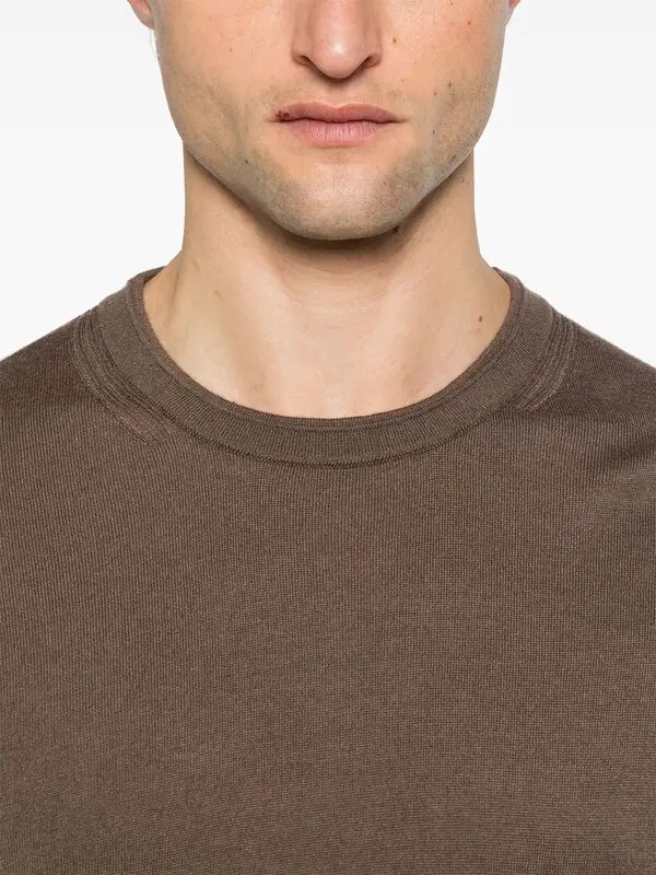 Simkhai Ribbed T-shirt - Brown