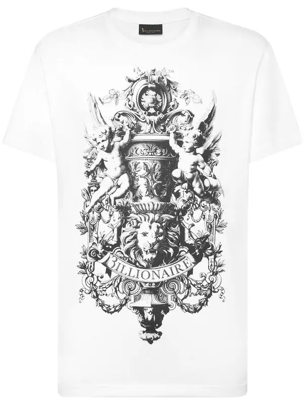 BILLIONAIRE Logo-print T-shirt - White