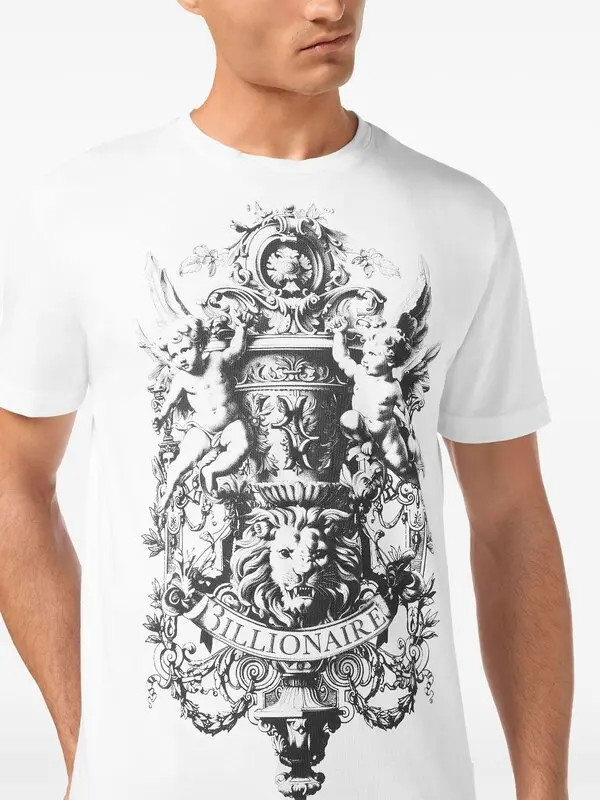 BILLIONAIRE Logo-print T-shirt - White