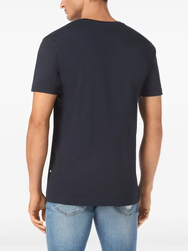 BILLIONAIRE Logo-print T-shirt - Blue