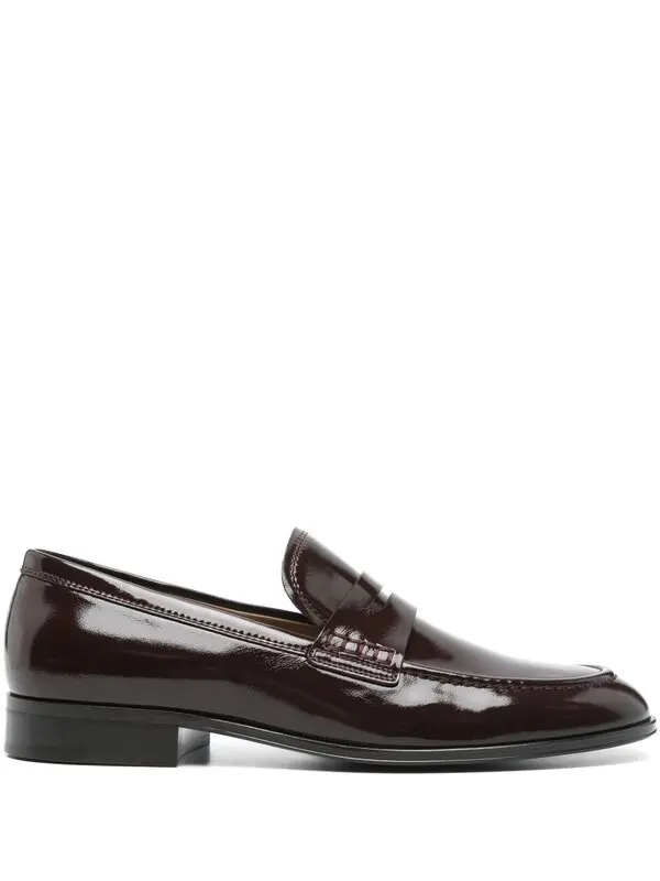 GIANVITO ROSSI Leather Loafers