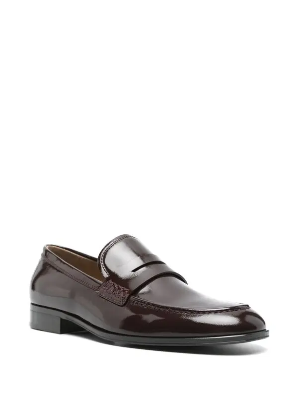 GIANVITO ROSSI Leather Loafers