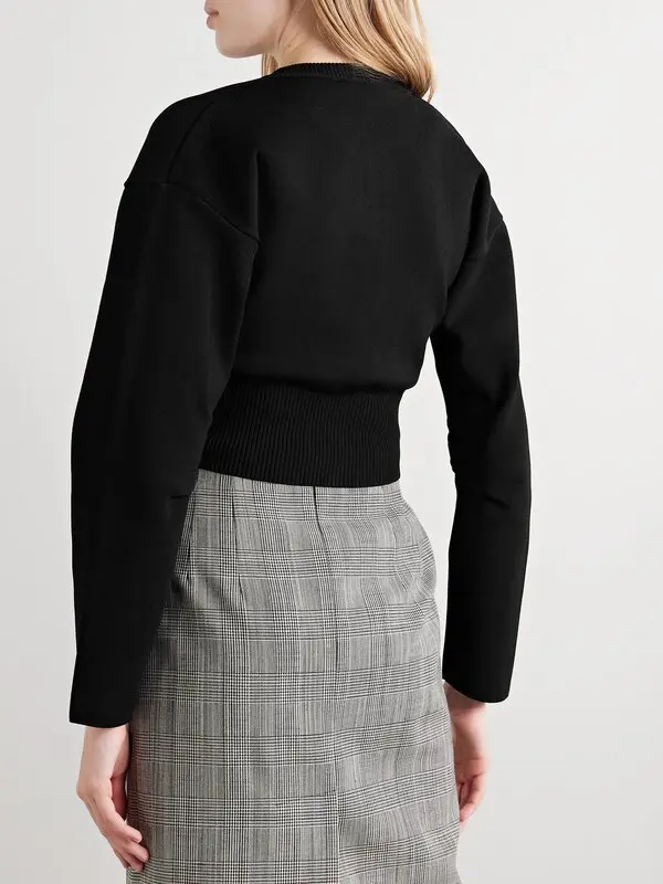 Wardrobe.NYC Knitted Cardigan - Black
