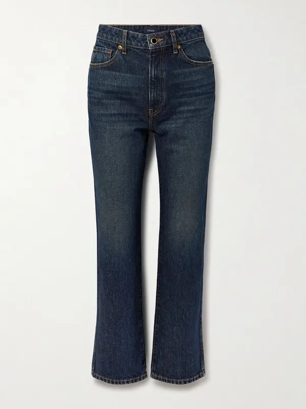 Khaite Abigail High-rise Jeans - Blue