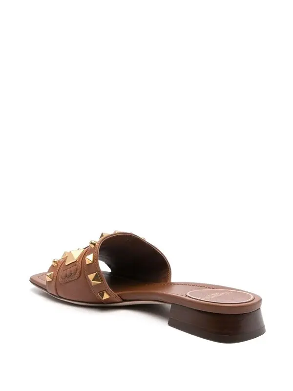 Valentino Garavani Vlogo Signature Sandals - Brown