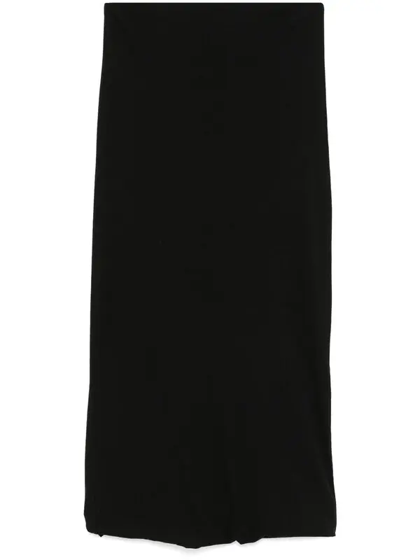 JIL SANDER Crepe Midi Skirt