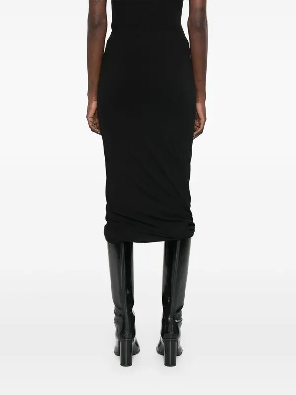 JIL SANDER Crepe Midi Skirt