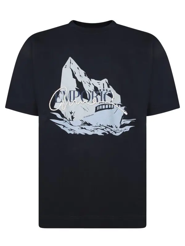 Emporio Armani T-shirts - Blue