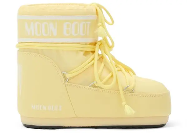 Moon Boot Icon Nylon Boots - Light Yellow