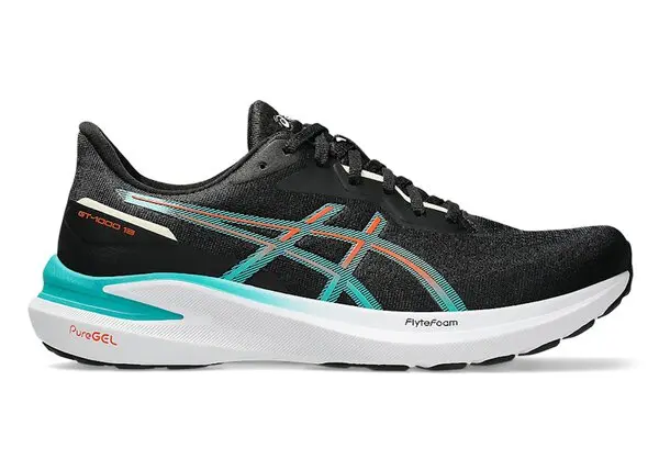Asics Gt1000 13in - Black/wave Teal