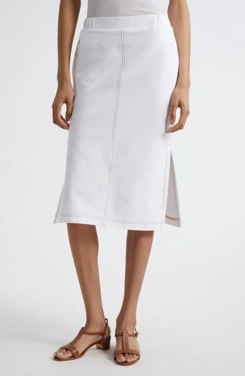MM BY MAX MARA Mm Otto Jersey Skirt - Optical White