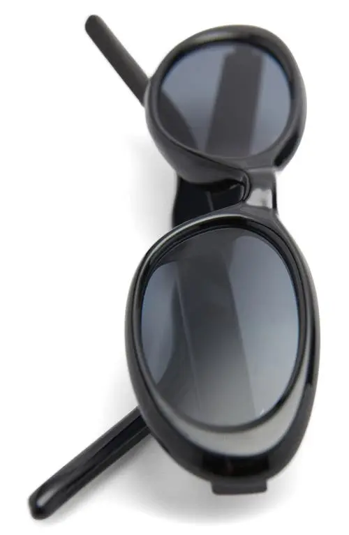 Mango Oval Frame Sunglasses
