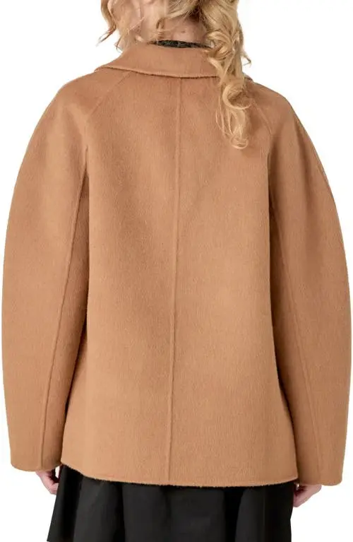 English Factory Oversized Wool Coat
