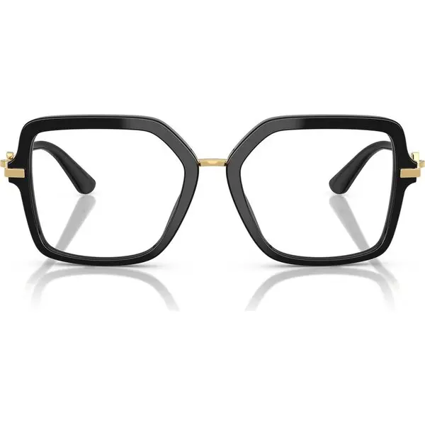 Dolce & Gabbana 55mm Square Optical Glasses - Black
