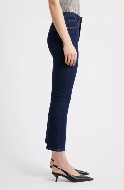 FRAME The Reboot High-rise Cropped Flare Jeans - Rinse