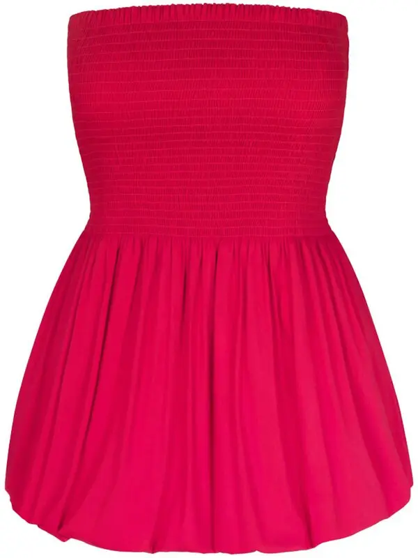 SIMONMILLER Via Strapless Dress - Red