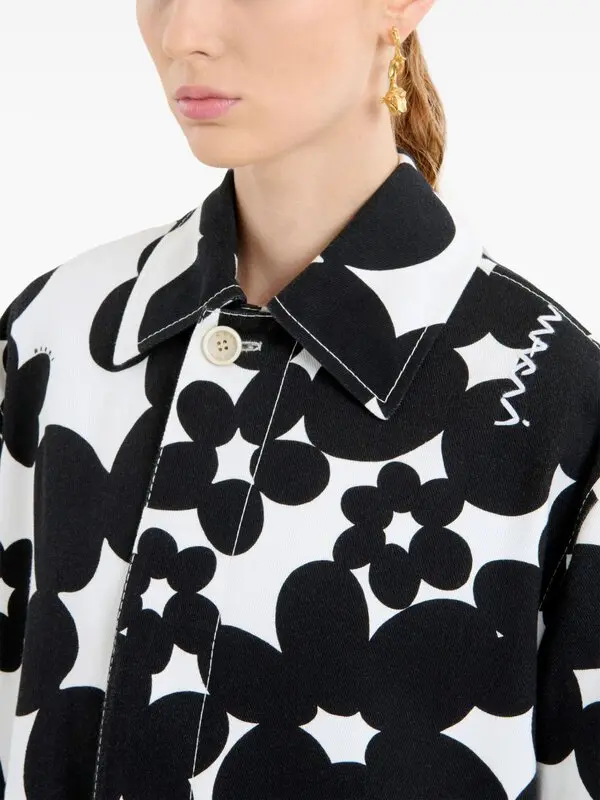 Marni Floral-print Coat