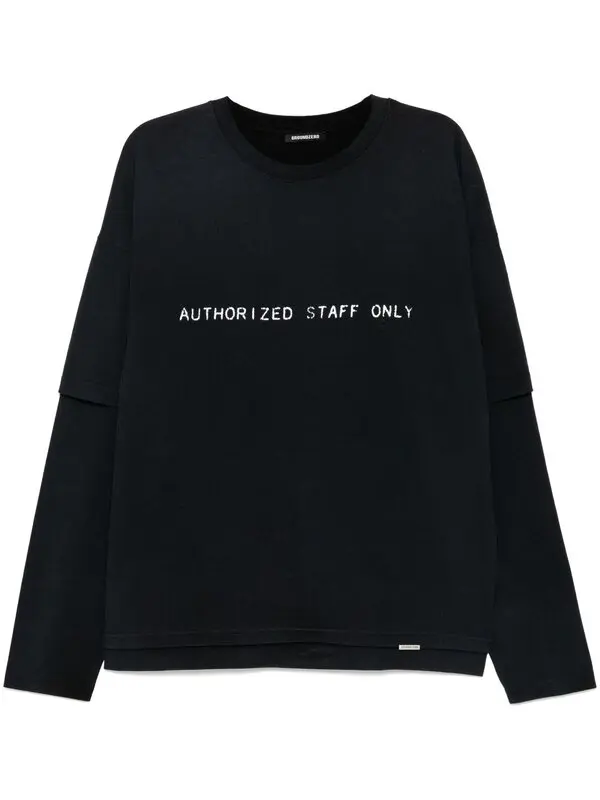 GROUND ZERO Graphic-print T-shirt - Black