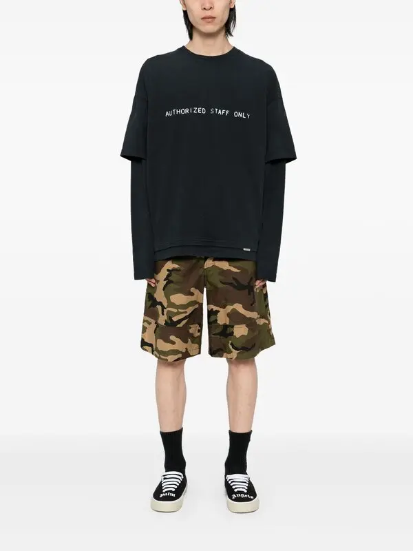 GROUND ZERO Graphic-print T-shirt - Black