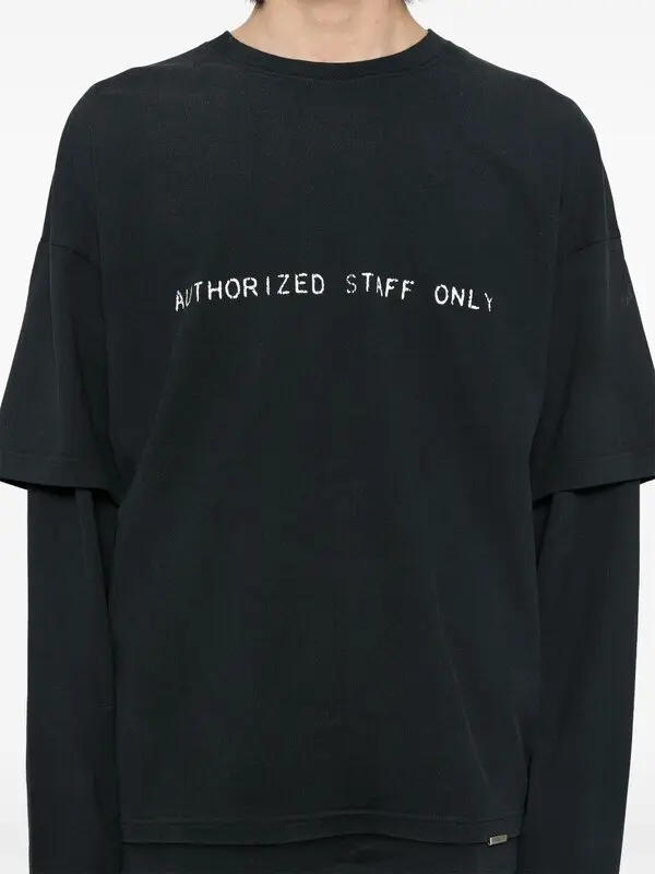 GROUND ZERO Graphic-print T-shirt - Black