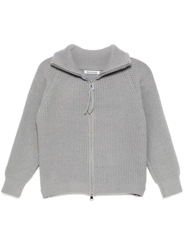 GROUND ZERO Zip-up Cardigan - Grey
